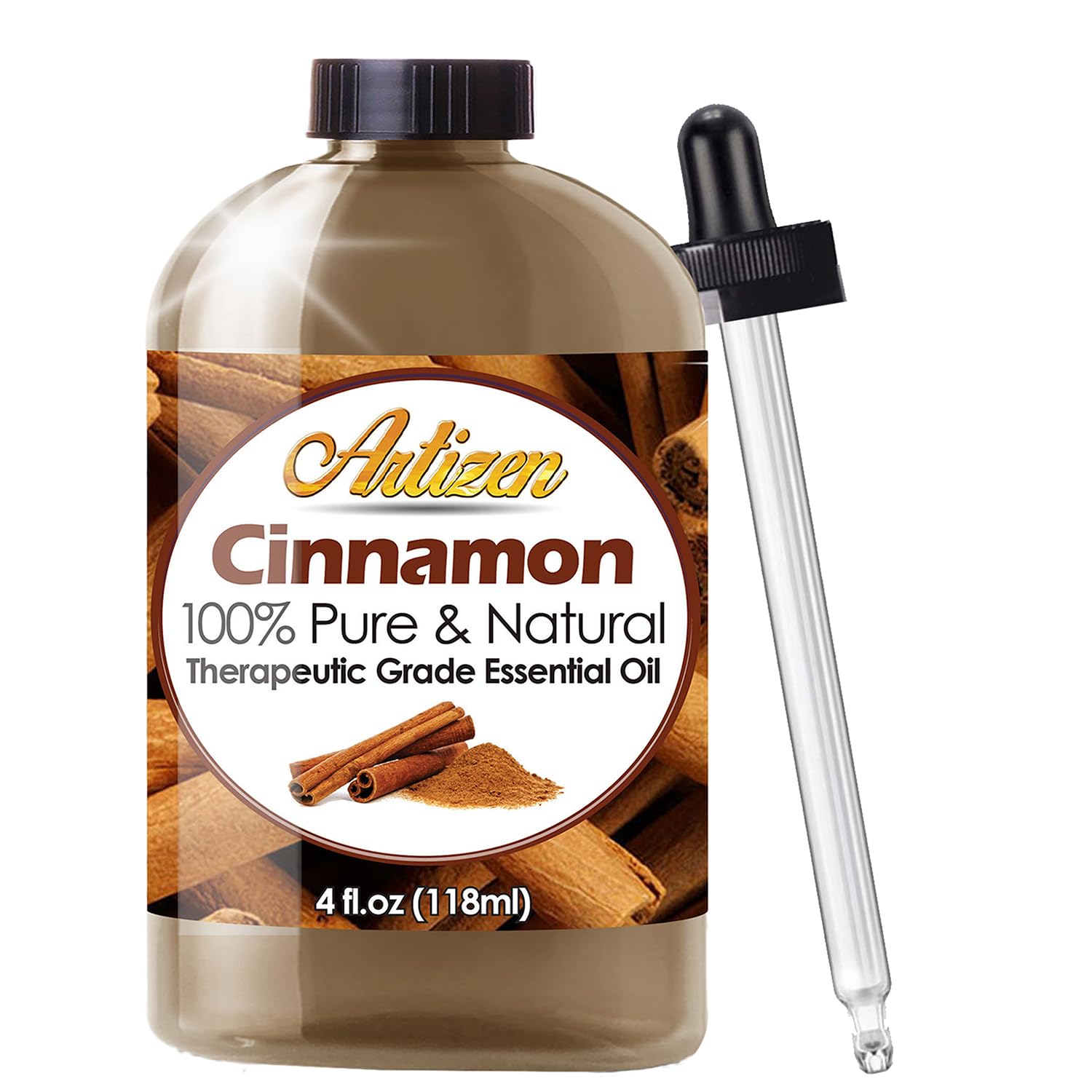 Amazon.com: Artizen 4oz Oils - Cinnamon Essential Oil - 4 Fluid Ounces ...