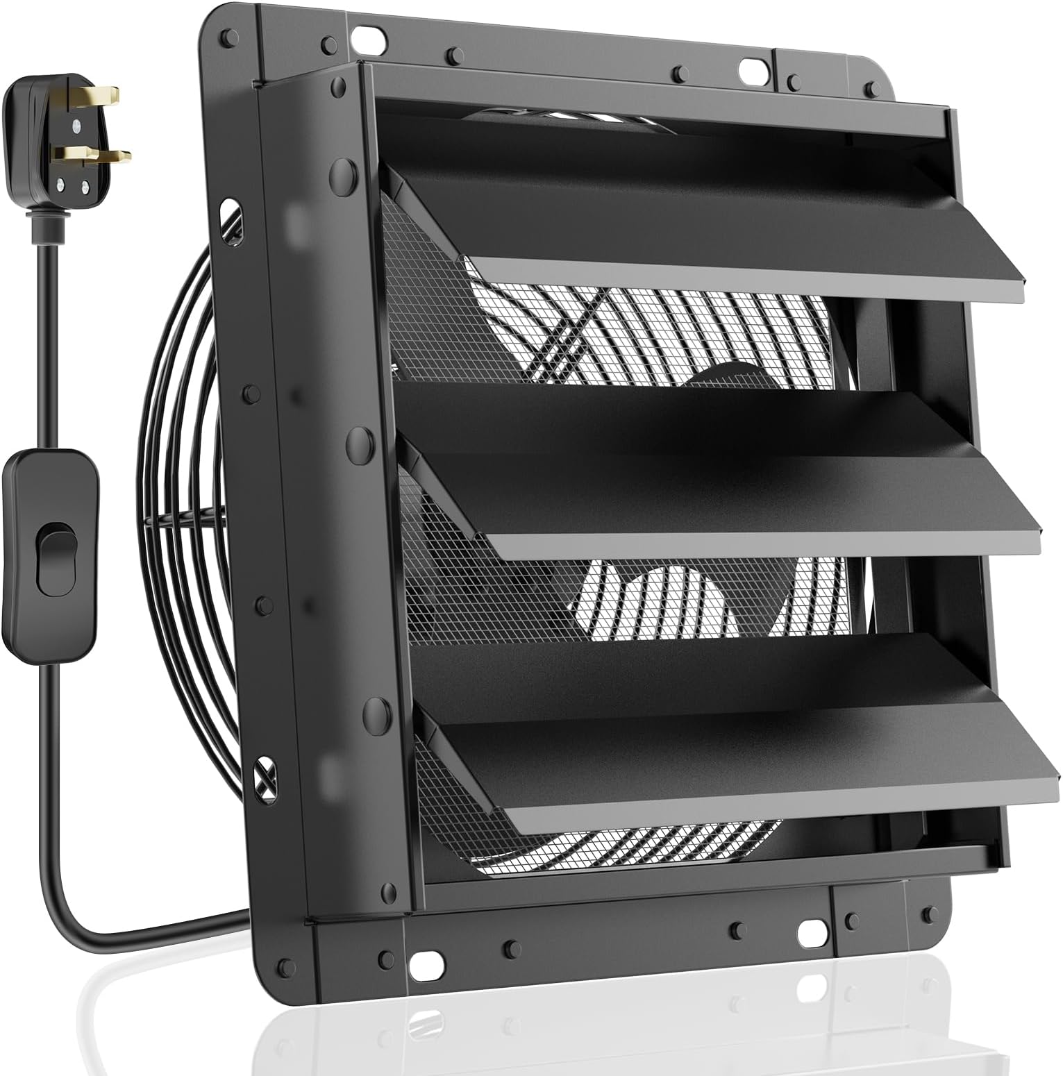 Airvent 401891 Large 9'' Axial Industrial/Commercial Extractor Fan ...