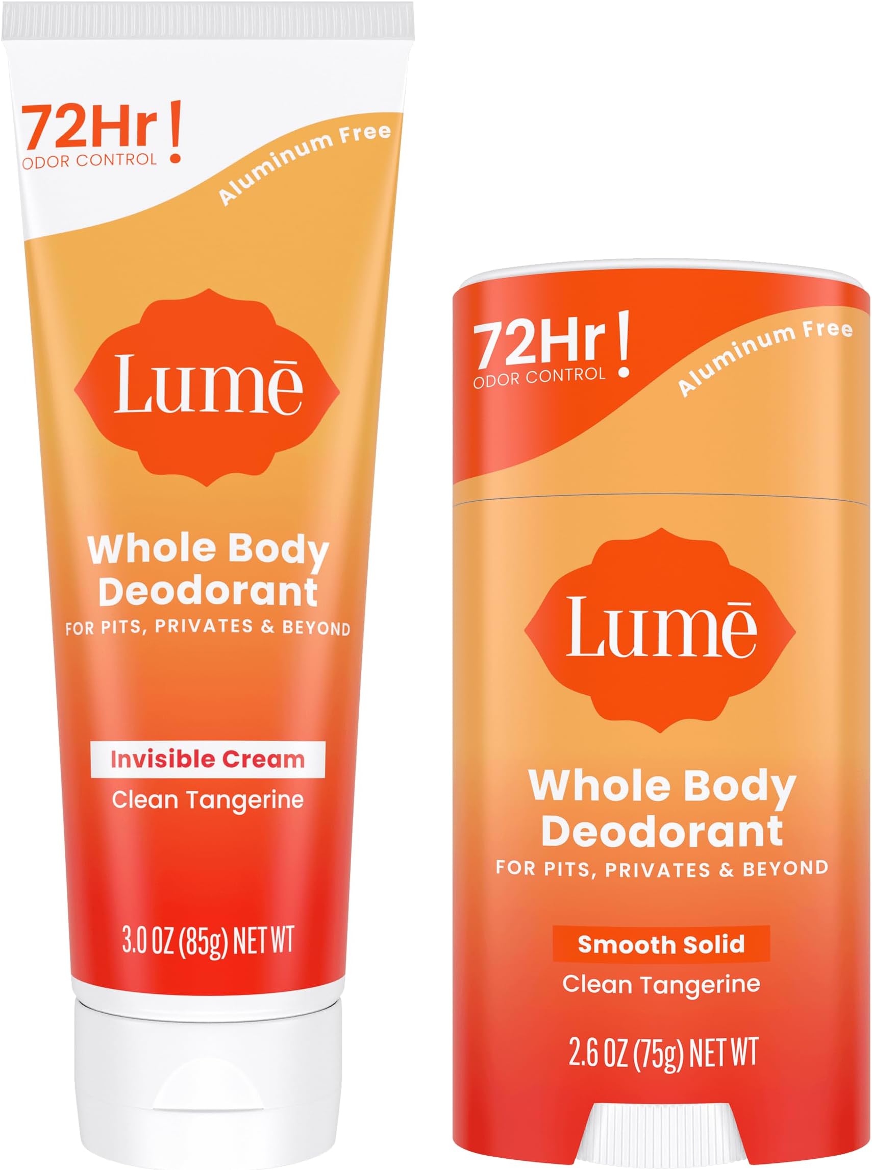 Amazon.com : LUME Smooth Solid Mini Deodorant Stick - Whole Body ...
