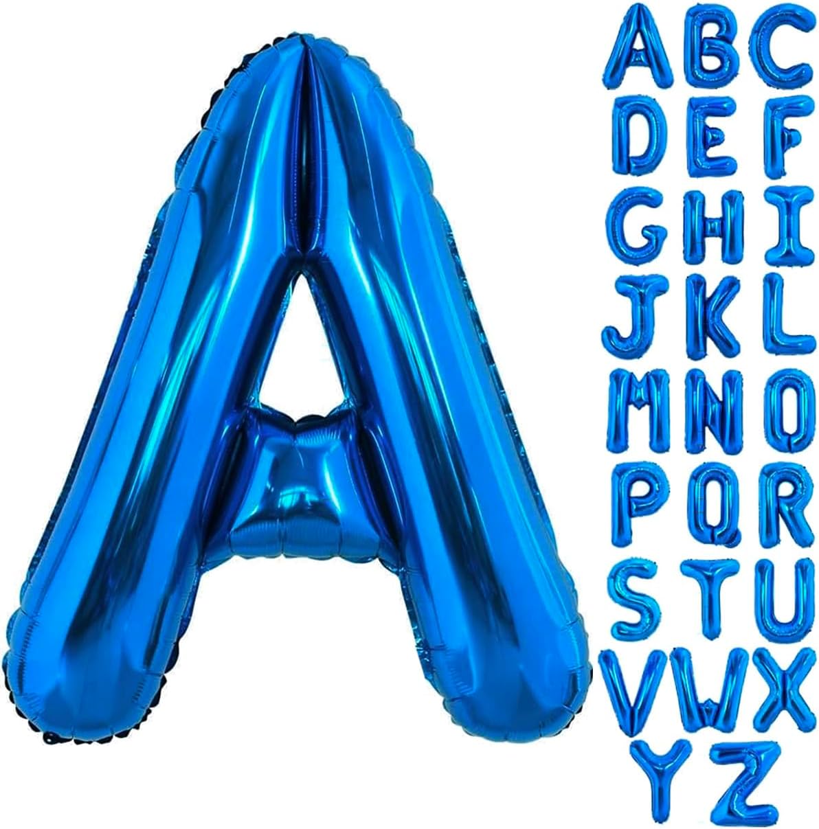 Amazon.com: 40 Inch Blue Letter A Balloons Alphabet A Letter Balloons ...