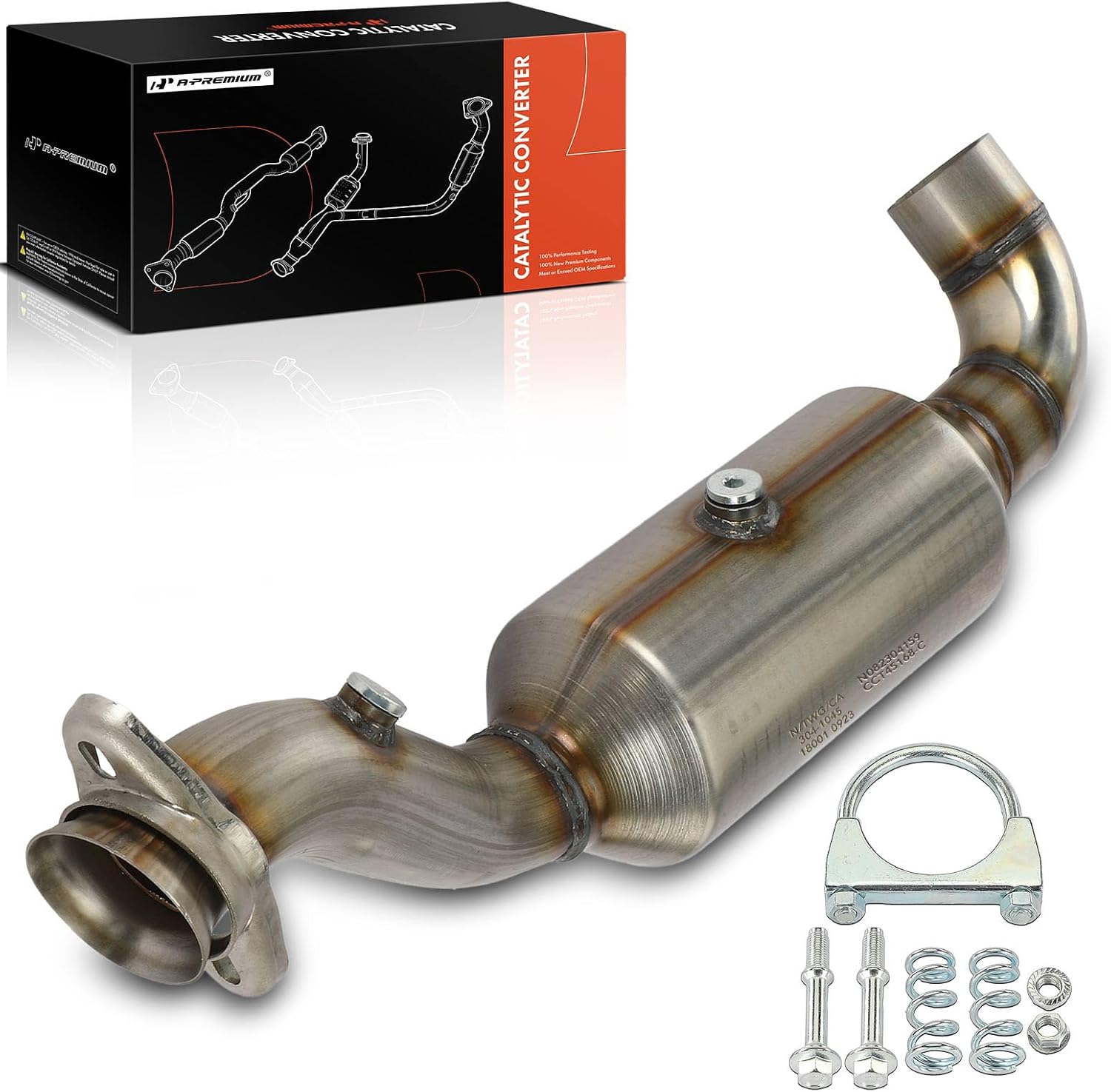 Amazon.com: A-Premium Left Catalytic Converter Kit Direct-Fit ...