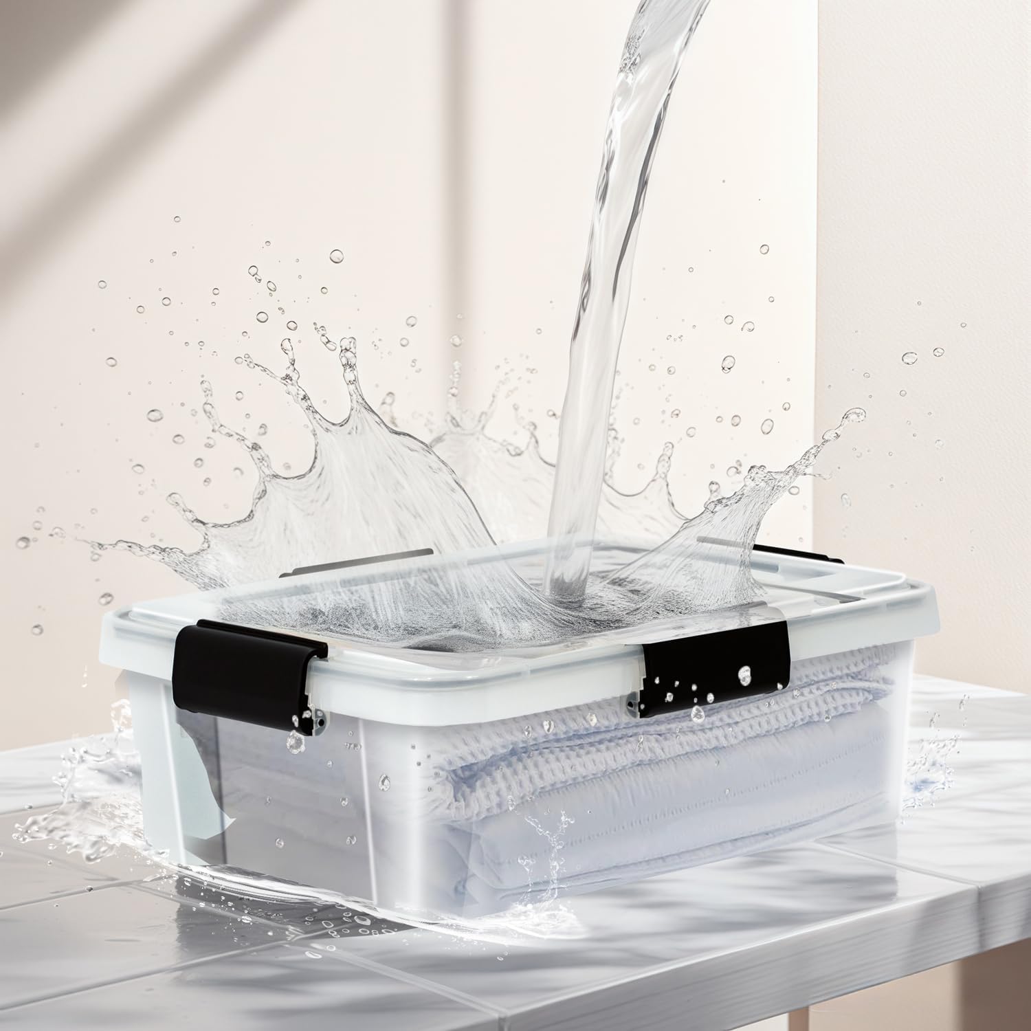 Iris Ohyama 70L Air Tight Storage Box with Lid - Philippines | Ubuy
