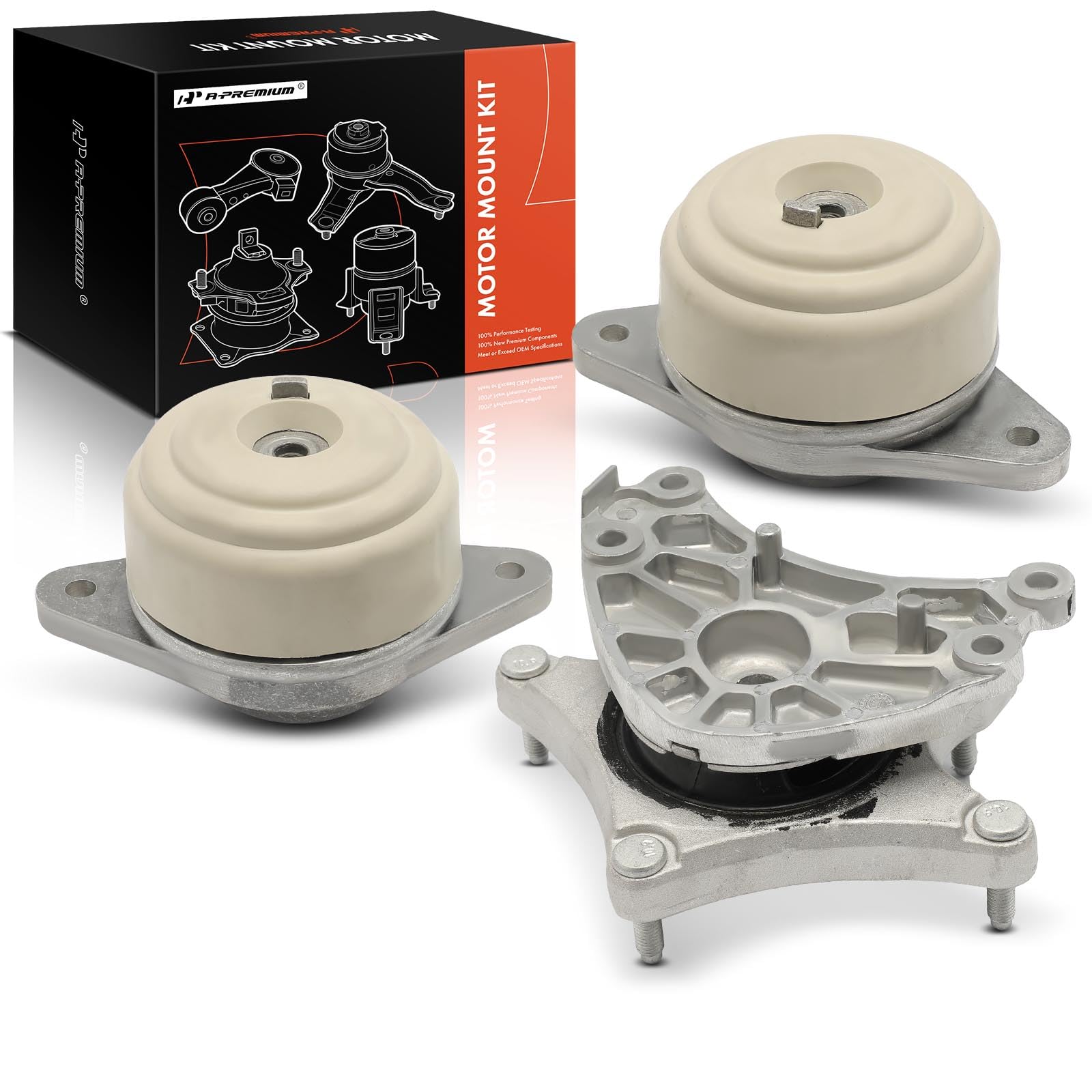 Amazon.com: A-Premium 3PCS Engine Motor Mount Transmission Mount Set ...
