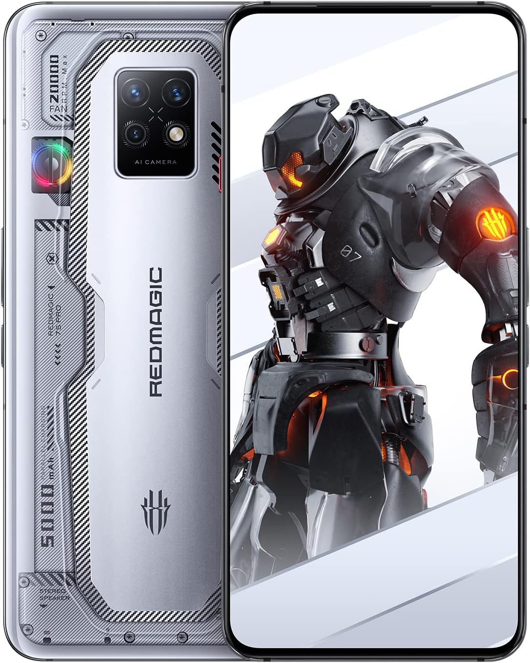 REDMAGIC 7S Pro Gaming Handy, 5G Android Smartphone, 18GB RAM+512GB ROM ...