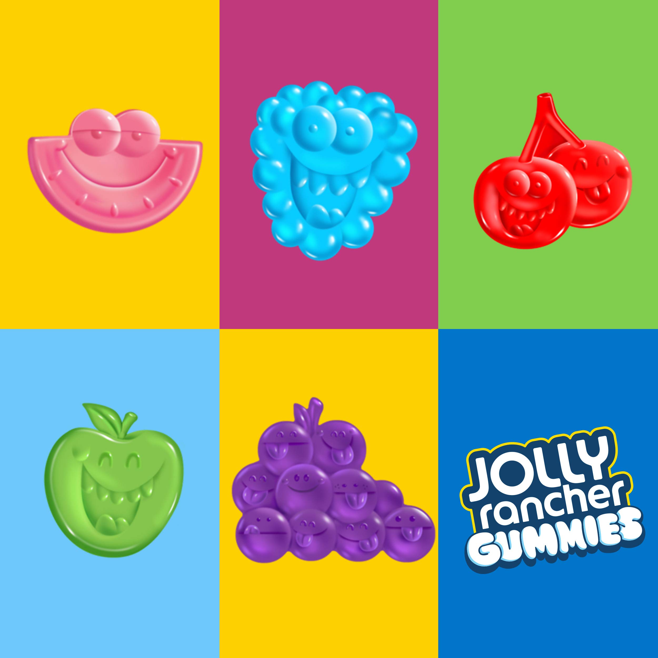 Snapklik.com : JOLLY RANCHER Gummies Original Fruit Flavored Candy ...