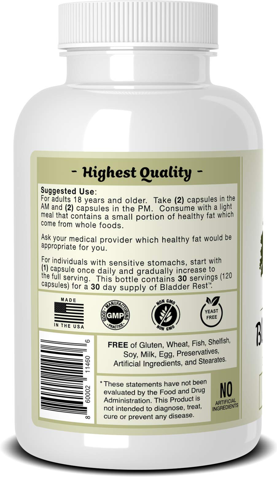 Bladder Rest - Next Generation Bladder Health Formula Designed to ...