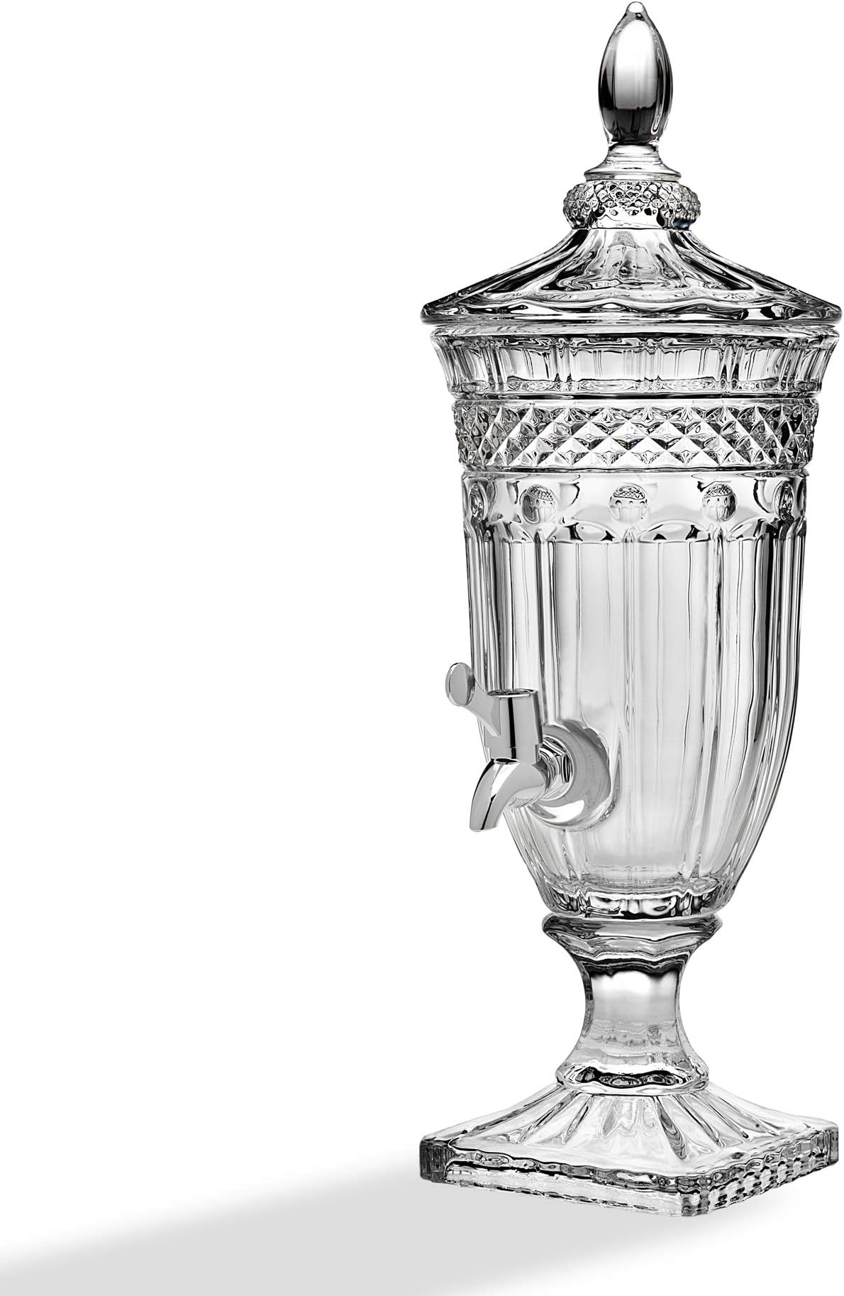 Amazon.com | Godinger Glass Beverage Drink Dispenser Brandon - 60oz ...