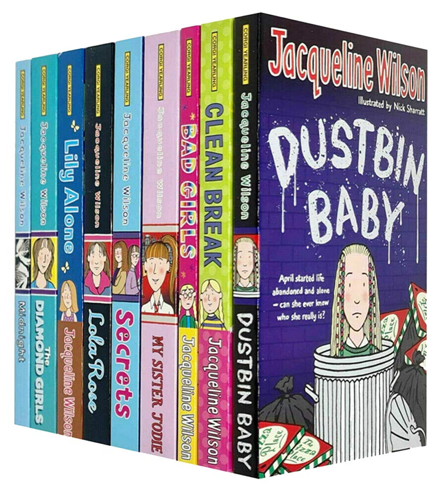 Jacqueline Wilson 9 Books Collection Set (Clean Break, Dustbin Baby ...