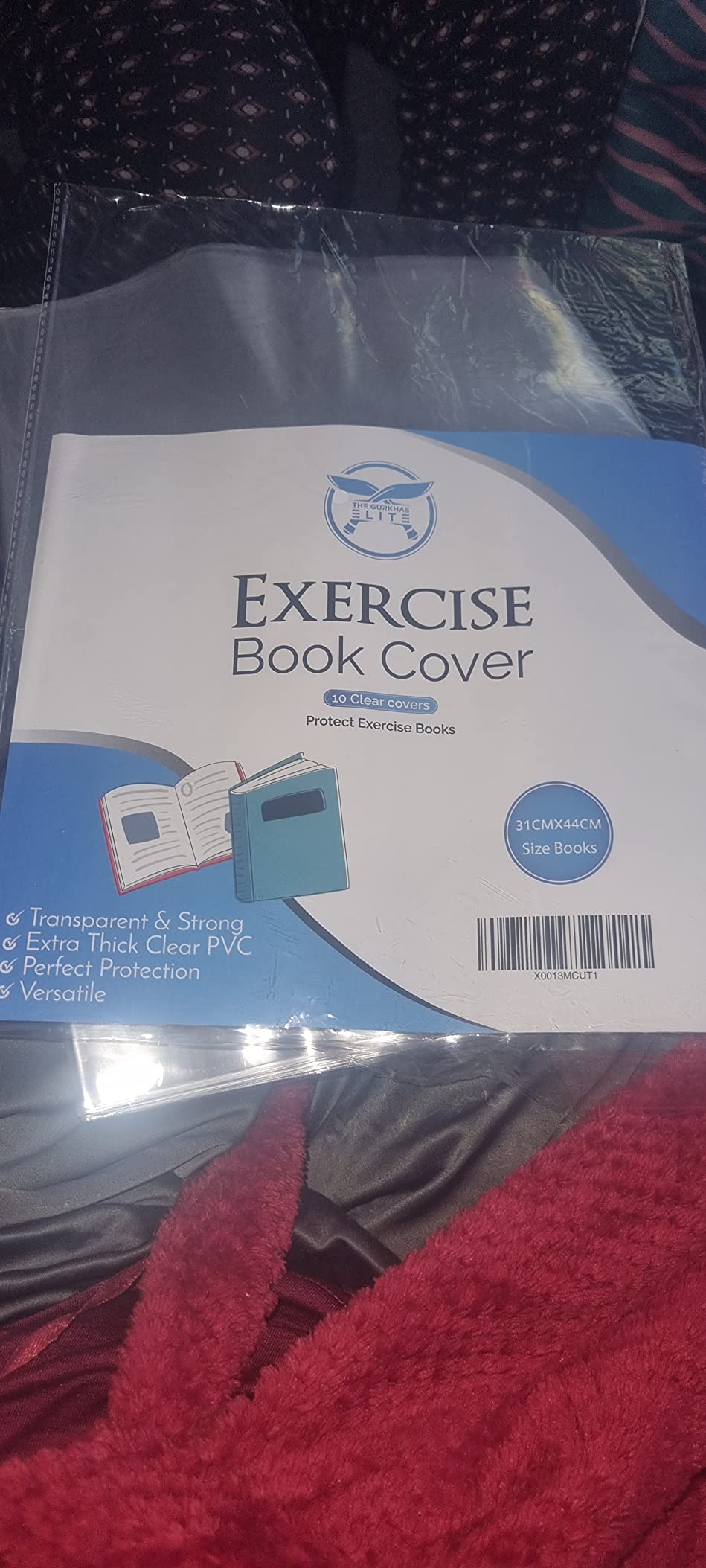 Transparent Exercise Book Cover Super Clear A4 Book Protector Flexible ...