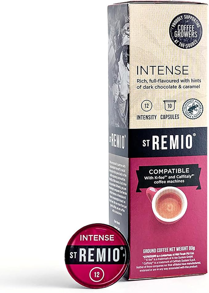 St Remio Coffee Expressi/ Caffitaly Compatible INTENSE Capsules 10pk ...