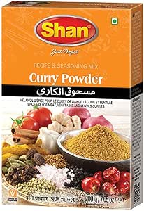 Shan Curry Powder Recipe & Masala Mix 200g: Buy Online at Best Price in ...