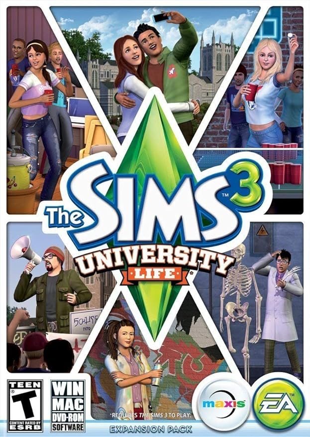 The Sims 3: University Life (PC DVD) : Amazon.co.uk: PC & Video Games
