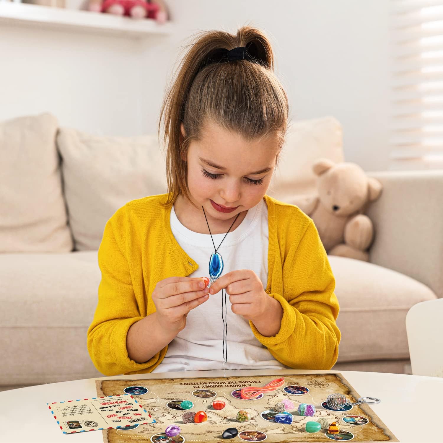 Buy EDUMAN Rock Collection for Kids, 16pcs Rocks ＆ Minerals, Real ...