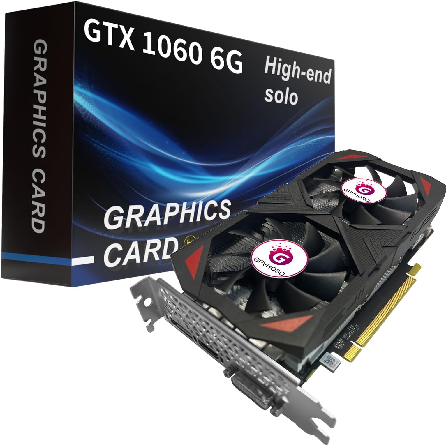 Amazon.com: GPVHOSO GTX 1060 6GB Graphics Card GDDR5 192Bit 4K VR Ready ...