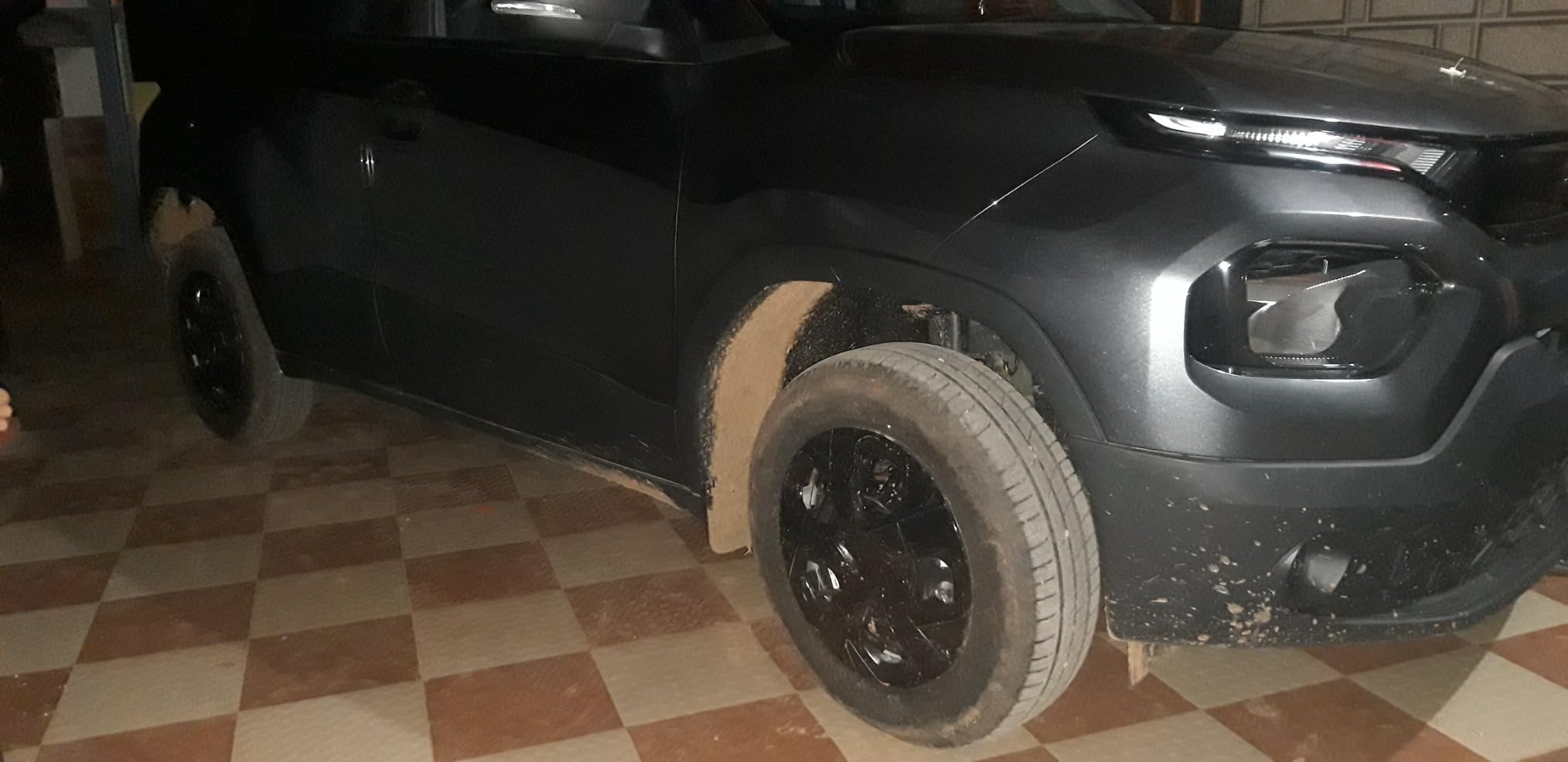VANSH TRADE Black Silver 15 Inch Wheel Cover, Compatable for TATA PUNCH ...