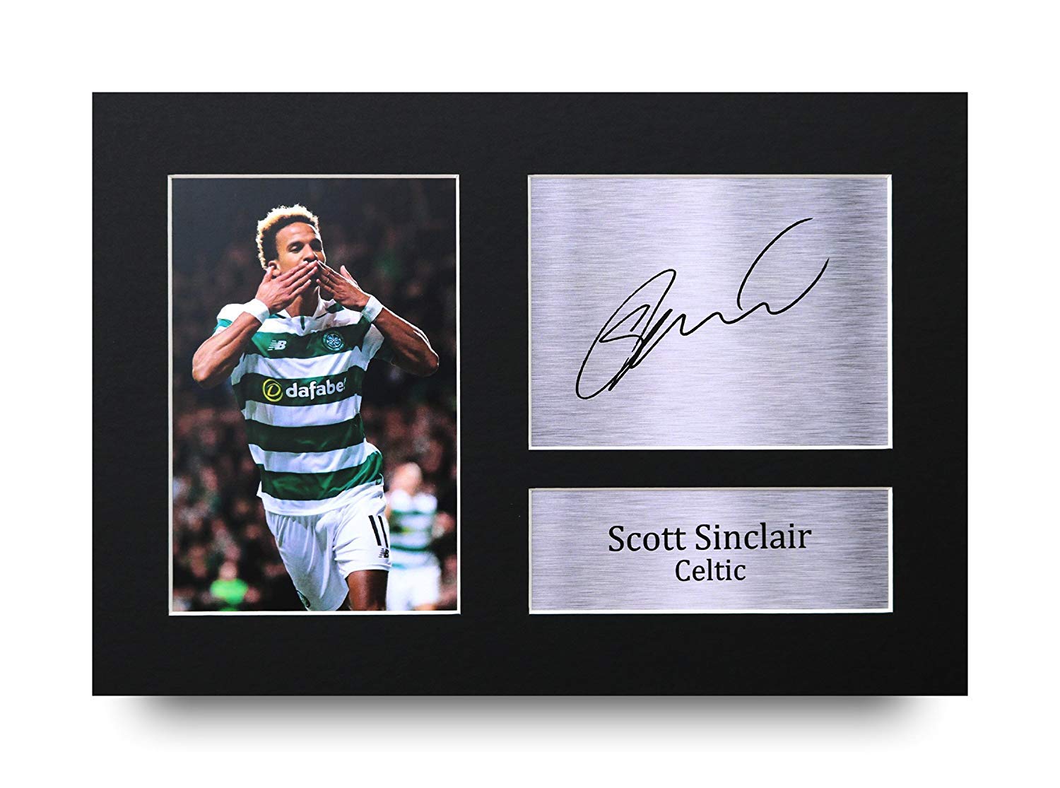 HWC Trading Scott Sinclair Gift Signed A4 Printed Autograph Celtic ...