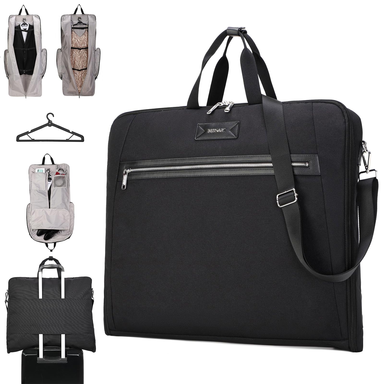 Amazon.com: BE SMART Waterproof Garment Bag for Travel, Large Carry on ...