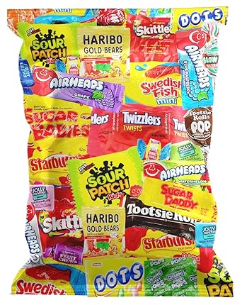 Amazon.com : Ultimate Assorted Candy Variety Pack Individually Wrapped ...
