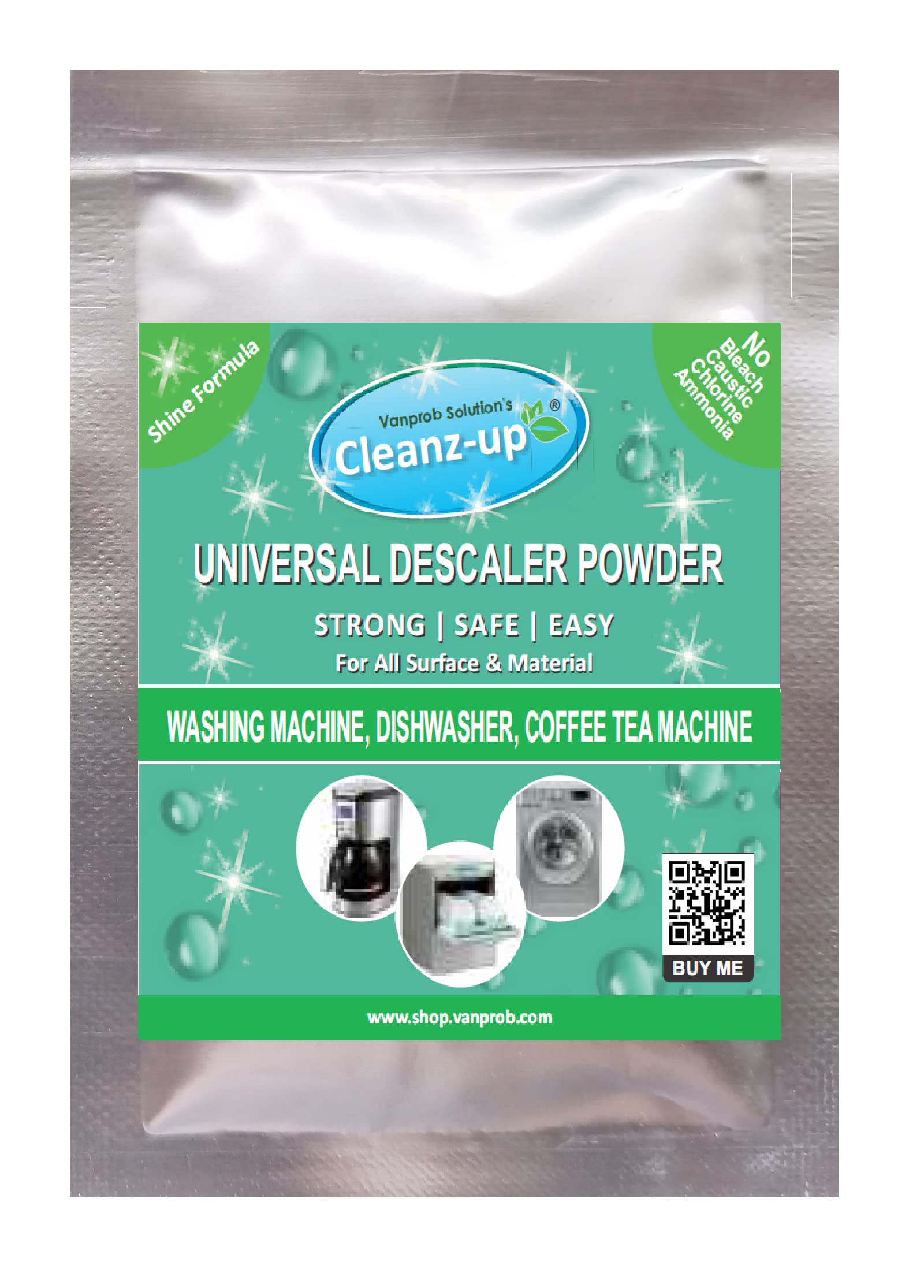 Buy Cleanz-up Strong Descaler Powder - Cleans, Deodorizes, Protects ...