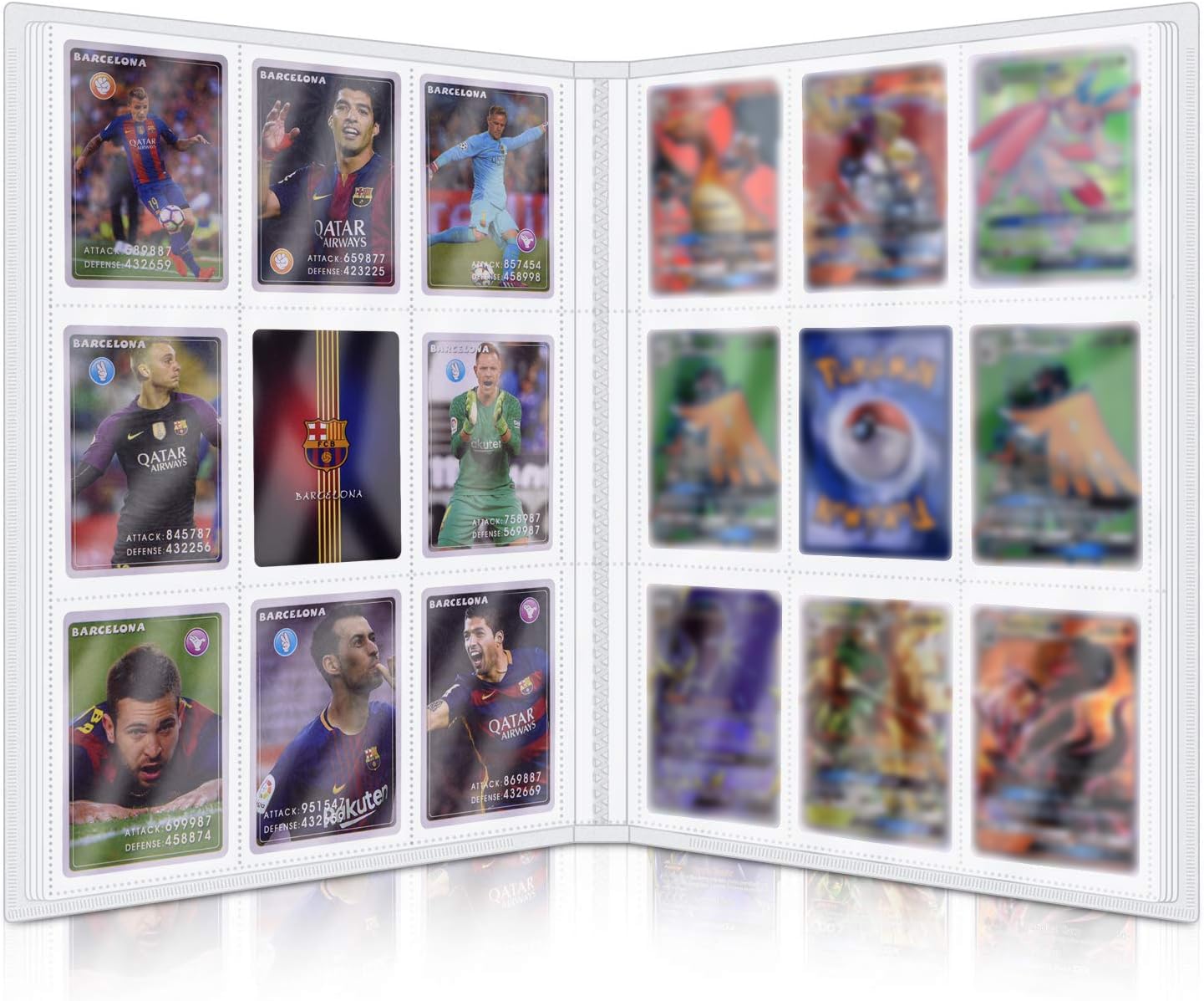 6 x Brand New TAOPE Trading Cards Album, 144 Pockets Mini Photo Album ...