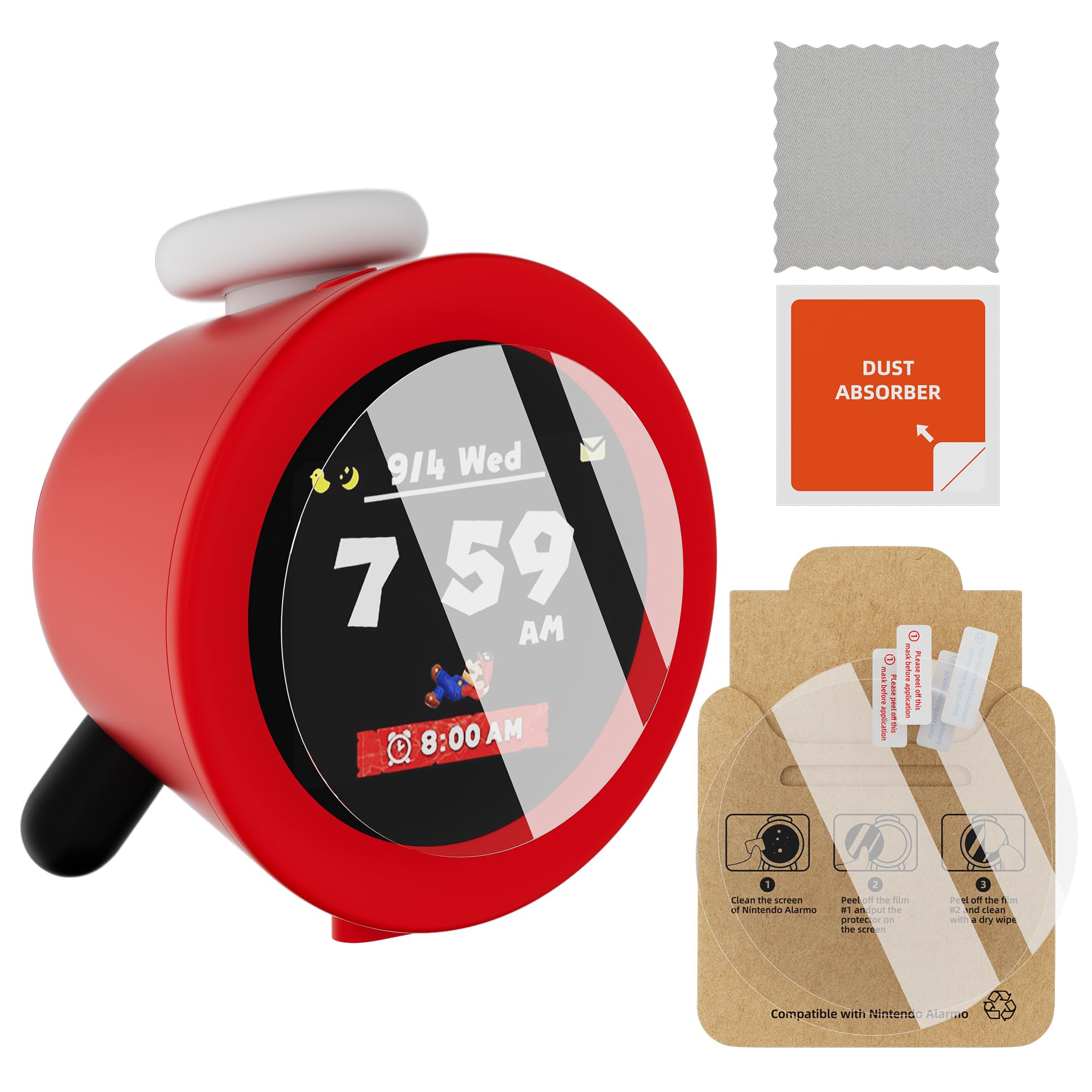 Amazon.com: EAZUSE HD Films for Nintendo Sound Clock Alarmo ...