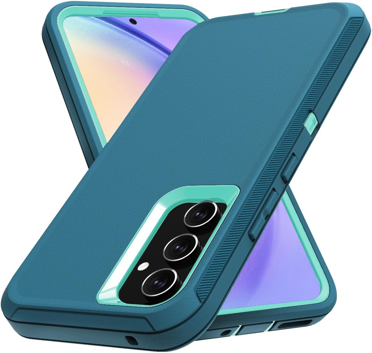 Amazon.com: Qinmay for Galaxy A54 5G Case,Samsung Galaxy A54 5G Case with HD Screen Protector (2 ...