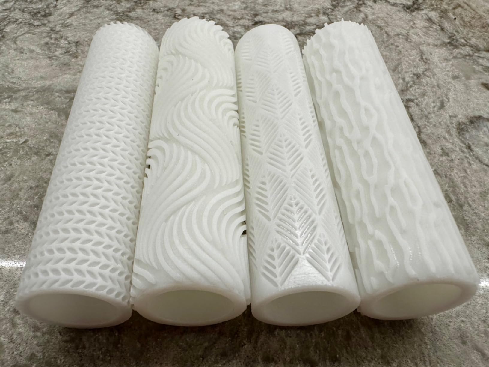 Amazon.com: 4 PCS Polymer Clay Texture Roller, Polymer Clay Roller for ...