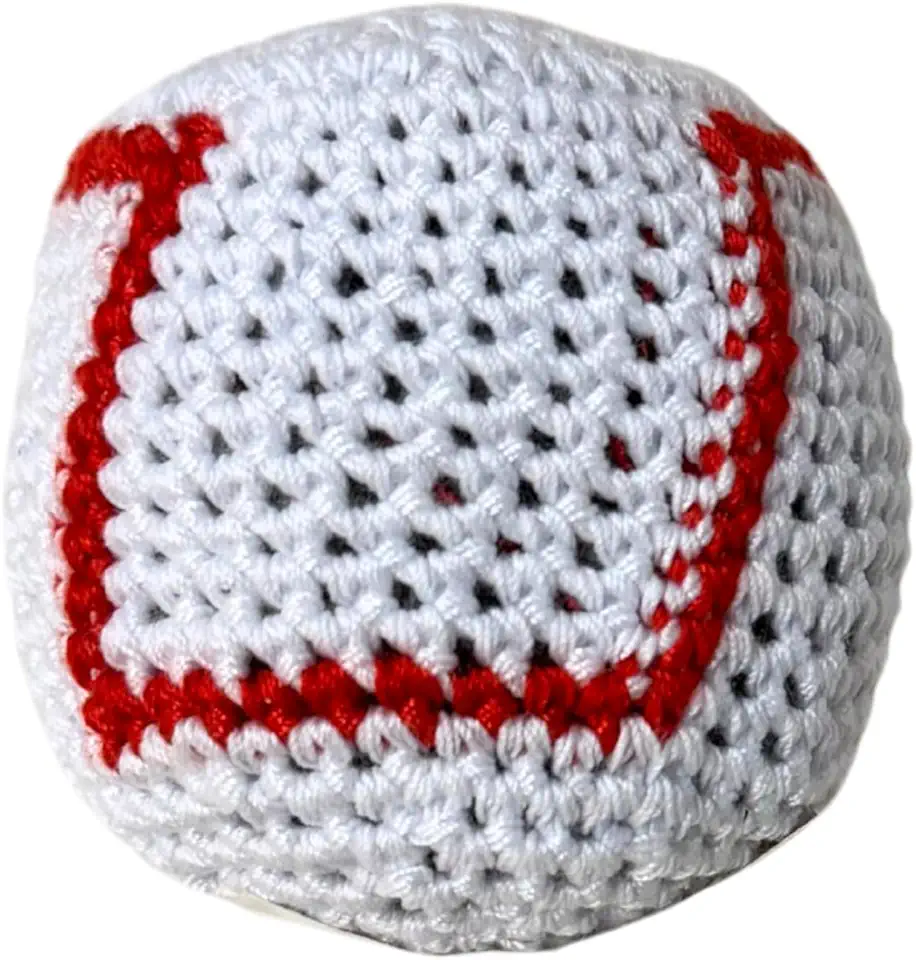 Crochet Your First Hacky Sack | CyCrochet