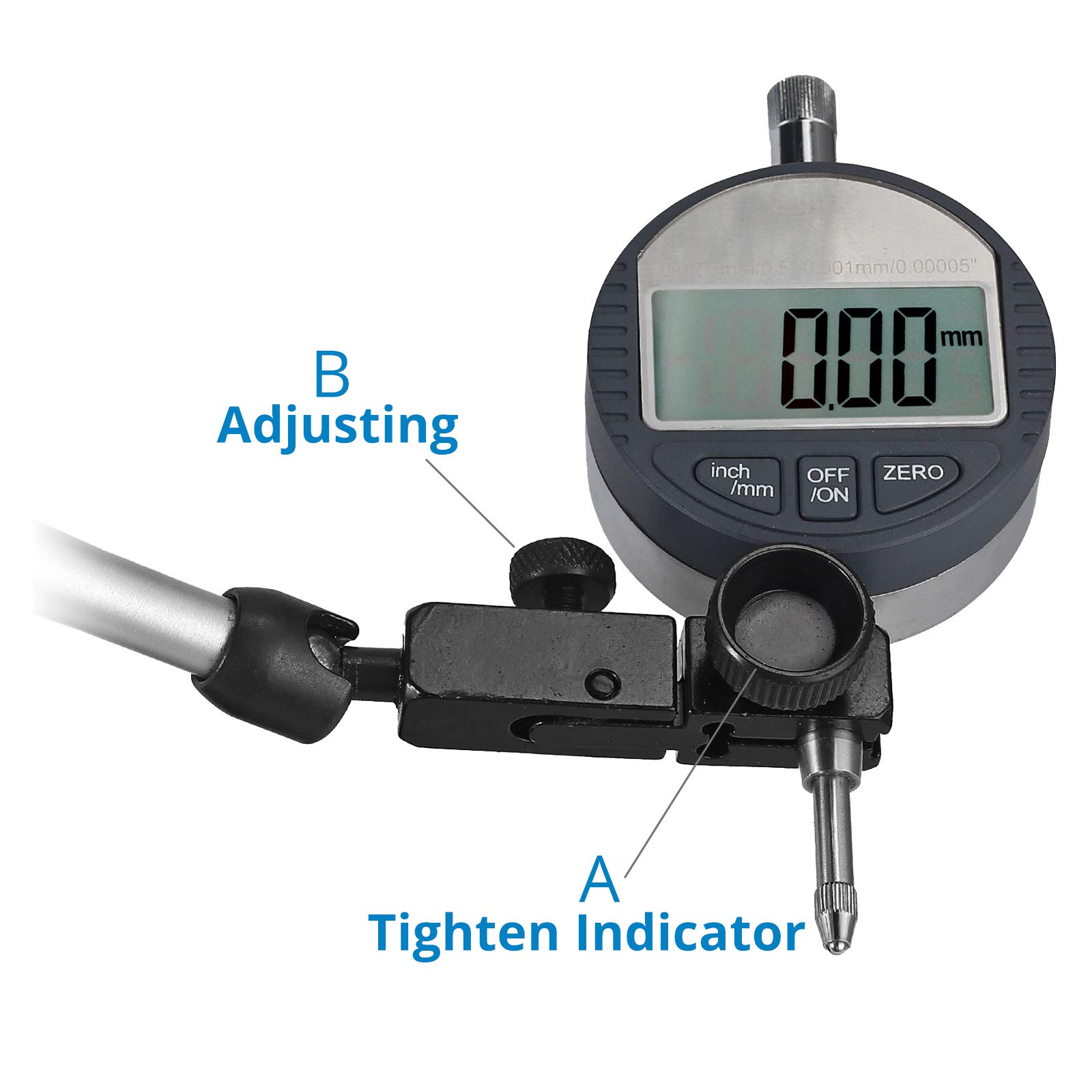 Snapklik.com : AUTOUTLET Magnetic Base Flexible Indicator Magnetic Base ...