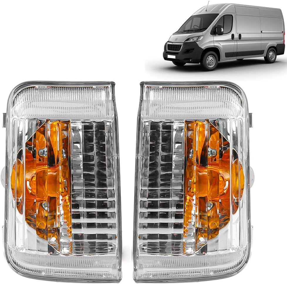 BIAREN Door Wing Mirror Indicator Lamp Lens Left And Right Set For ...