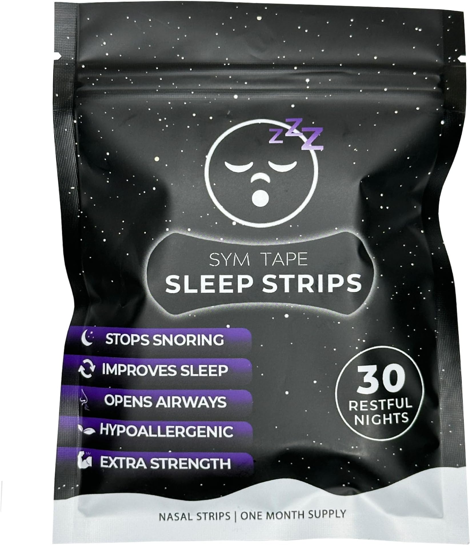 Amazon.com: REM Tape™ Extra Strength Nasal Strips (30 Pack). Congestion ...