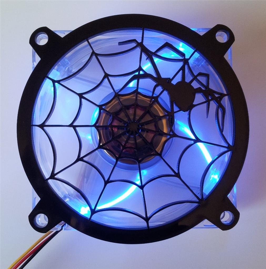 Custom Black Widow Web Computer Fan Grill 80mm : Amazon.in: Computers ...