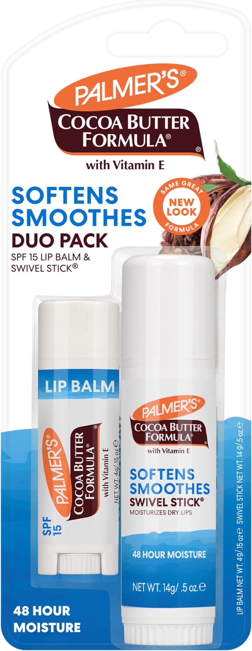 Amazon.com: Palmer's Coco Butter Formula Lip Balm SPF-15, 0.15 Ounce ...