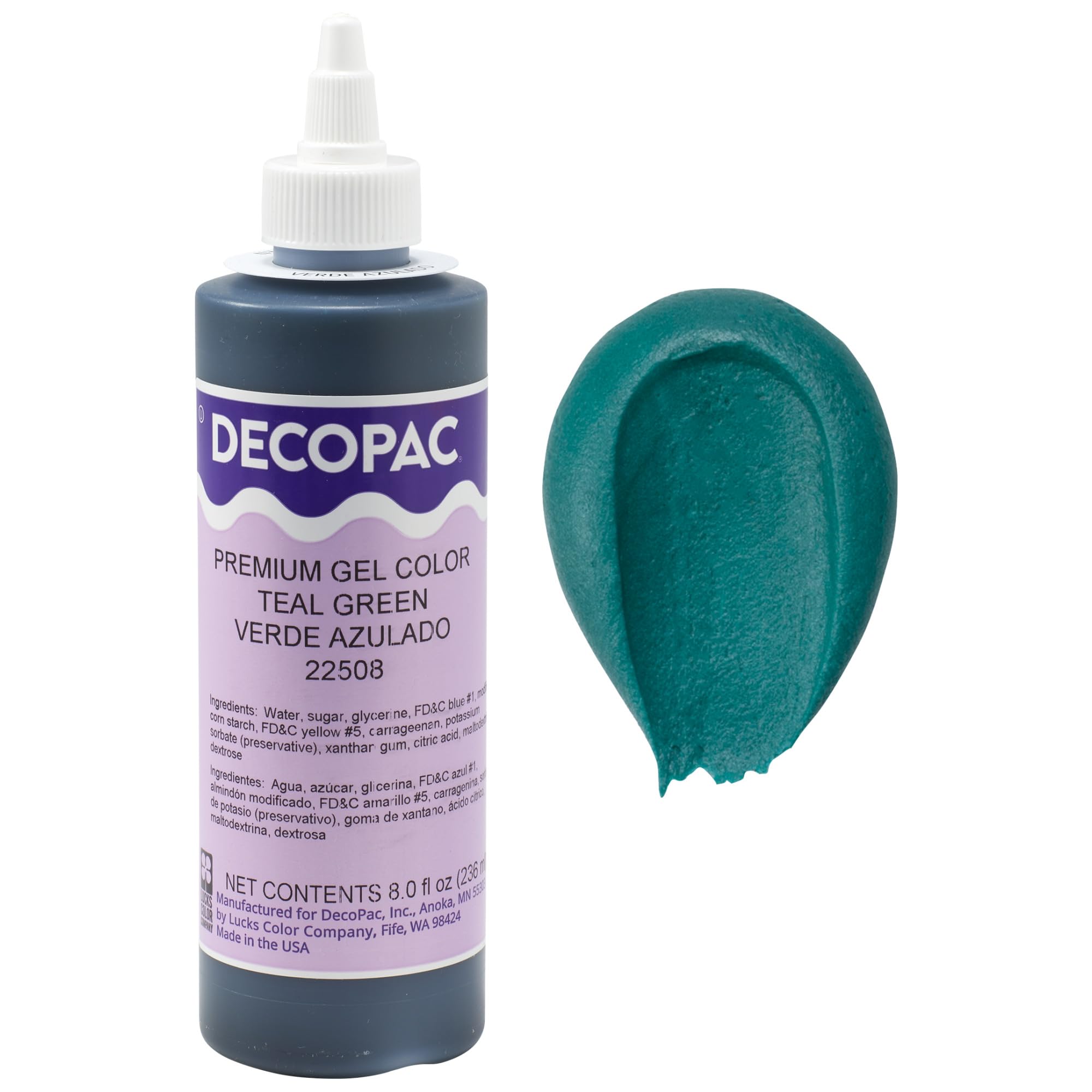 Decopacpremium Gel Food Coloring Teal Green Food Coloring For Baking ...