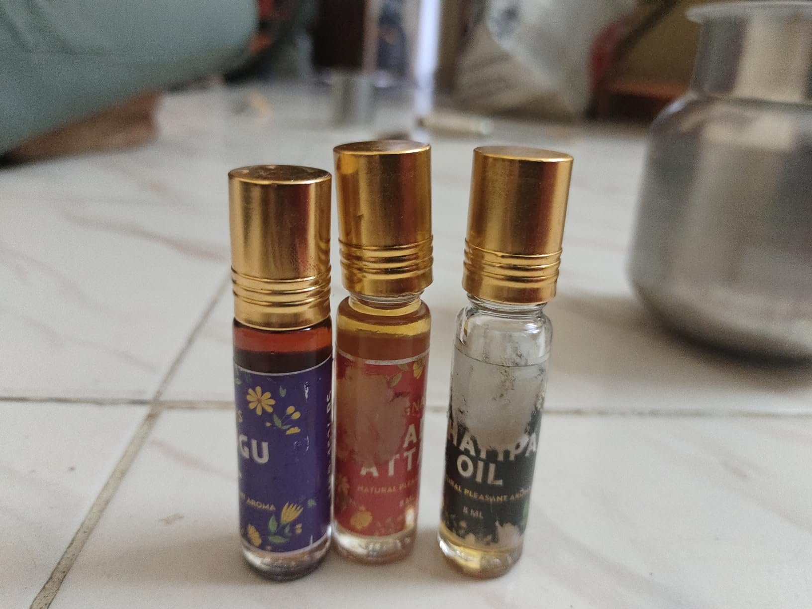 EpoojaCart - Pack of 3 Javadhu Attar, Punugu and Champa Oil - Perfume ...