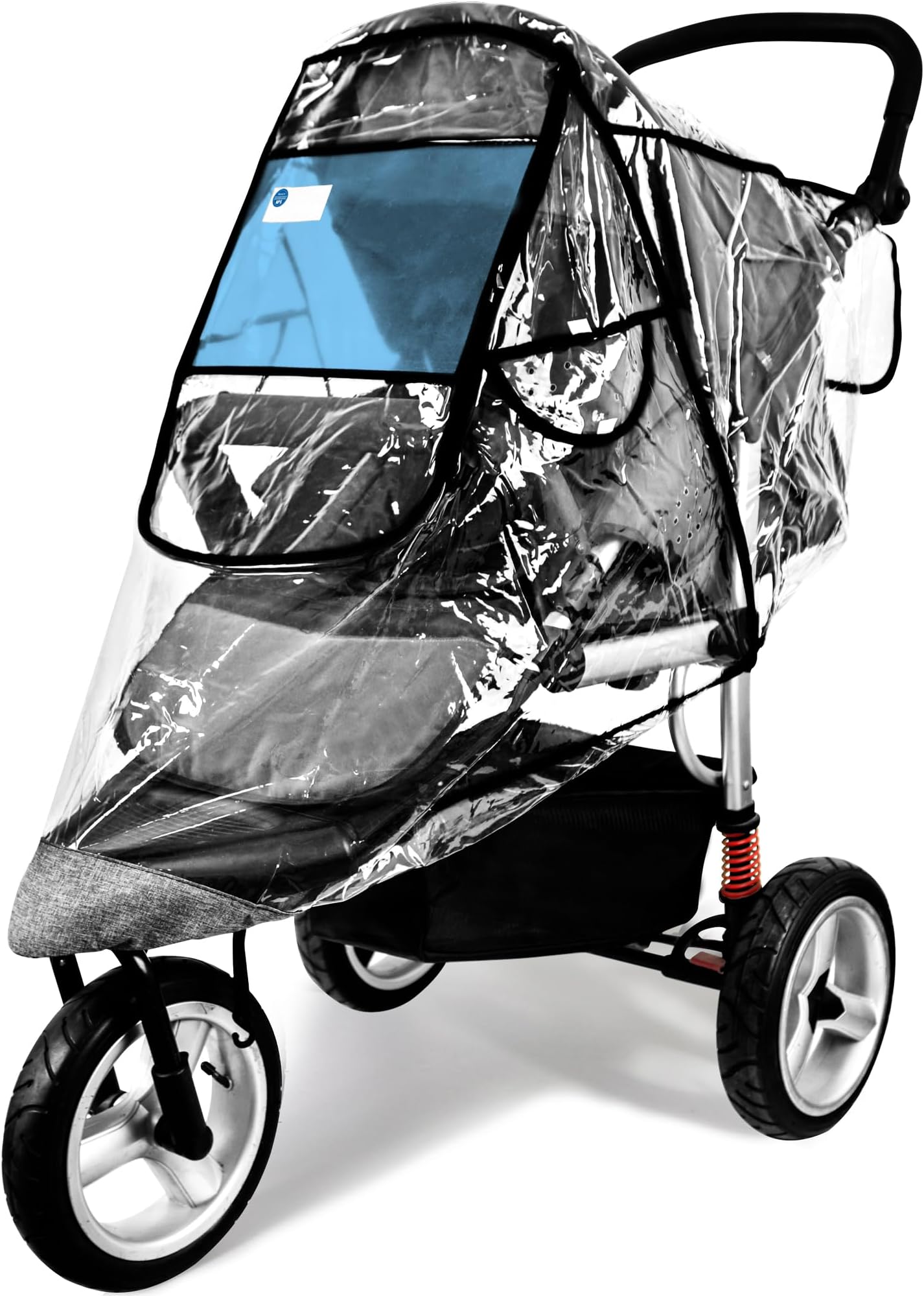 Amazon.com : Clear Stroller Rain Cover, Universal Travel Weather Shield ...