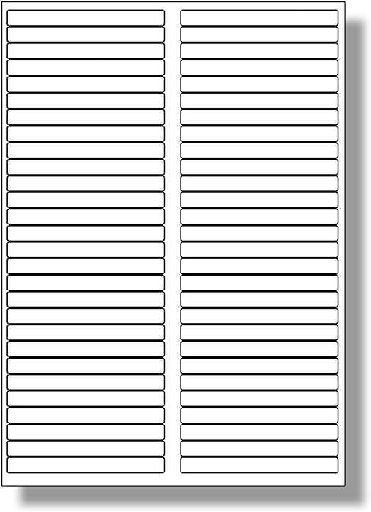 Label Planet® 56 Per Page/Sheet, 50 Sheets (2800 Sticky IDENTIFICATION ...