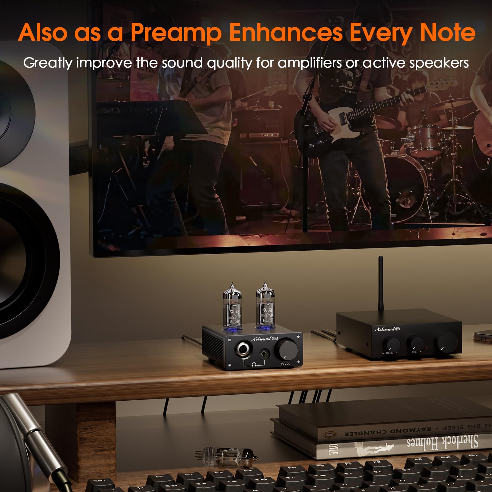 Snapklik.com : Nobsound P32 Tube Headphone Amplifier: 1000mW HiFi ...