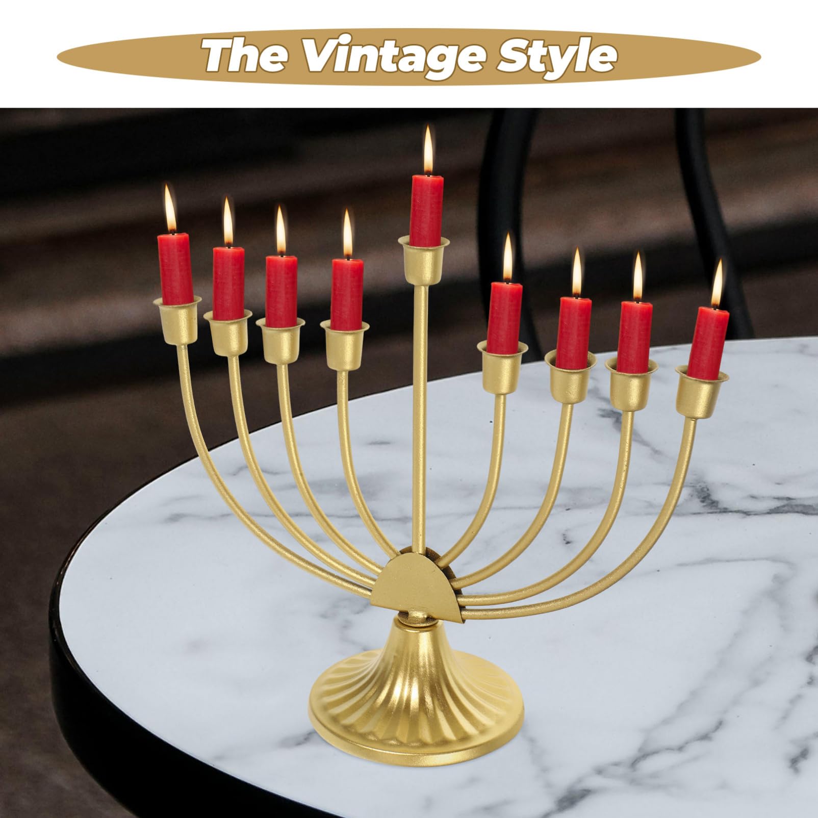 Candelabro Vela Menorah
