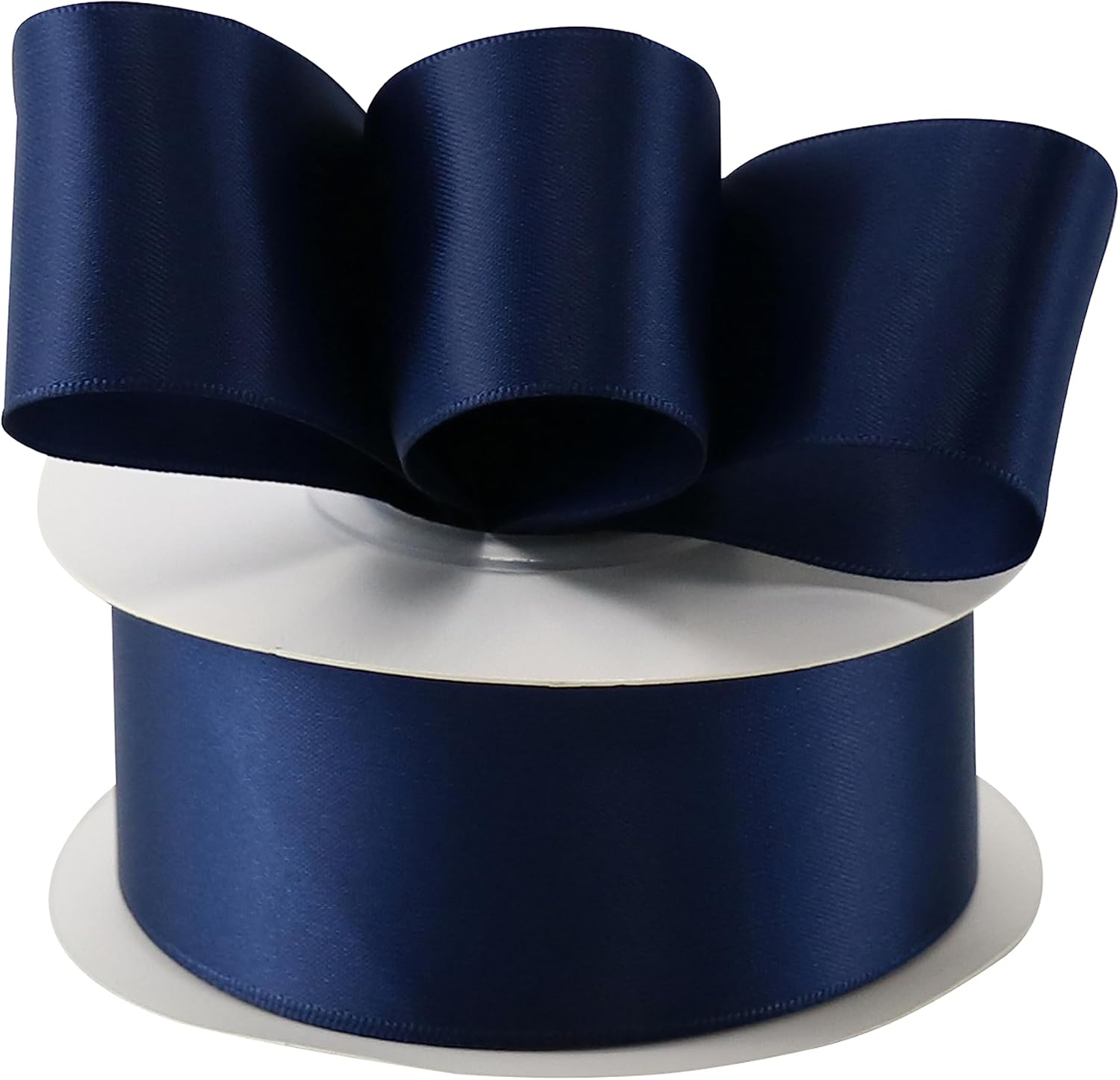 Amazon.com: Mayree Navy Blue Satin Ribbon 1-1/2 Inch Blue Ribbon for ...