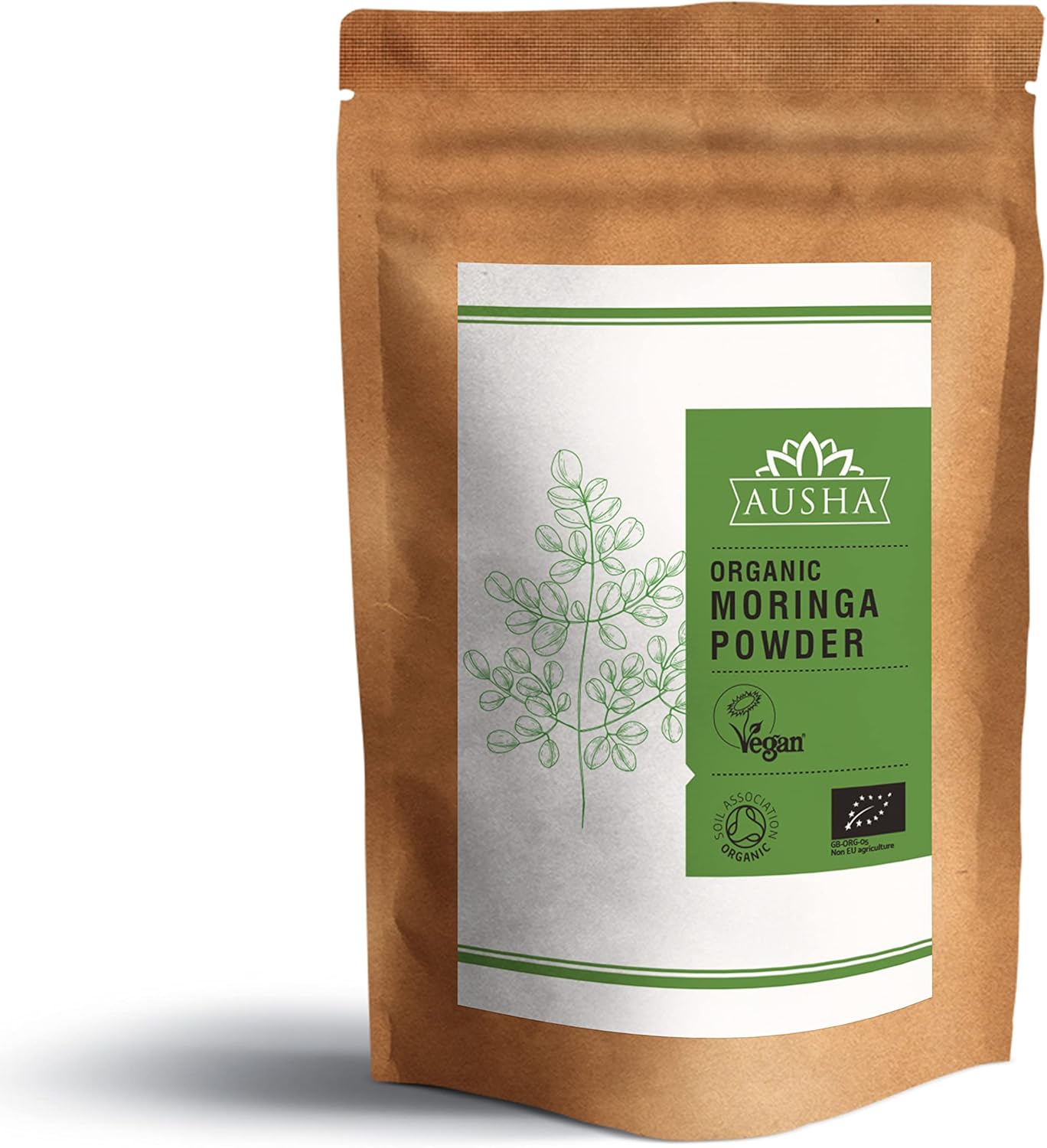 Organic Moringa Powder 100 Grams - Oleifera Leaf | Certified Organic ...