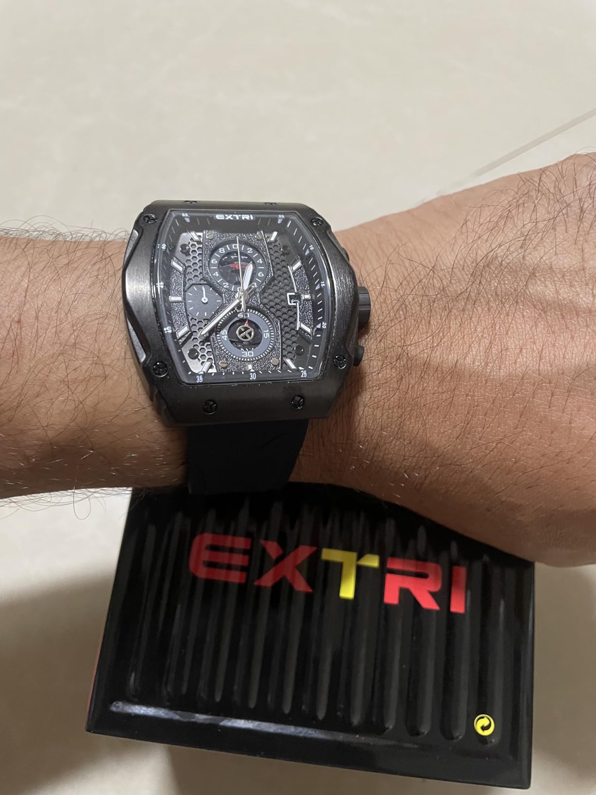 Buy Extri Analog Chronograph Watch - for Men Sqaure | Casual Formal ...