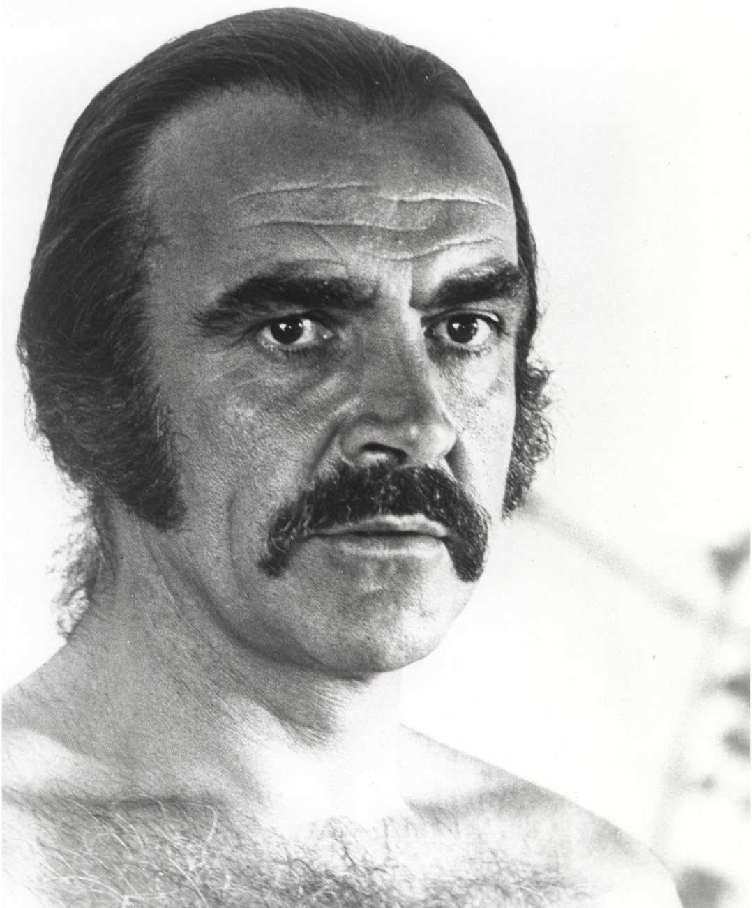 Amazon.com: Globe Photos ArtPrints Sean Connery with A Moustache - 8" X ...