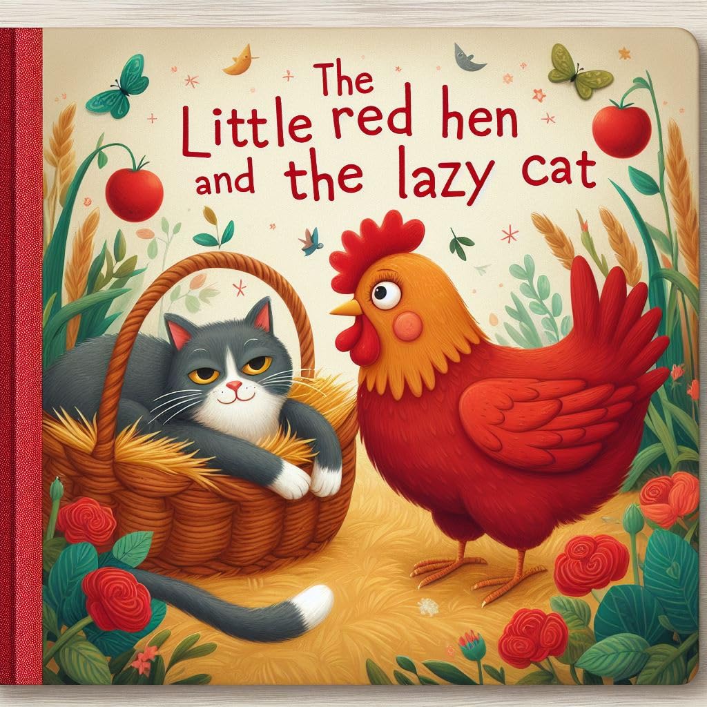 Amazon.com: The Little Red Hen and the Lazy Cat eBook : Mahar, Sabina ...