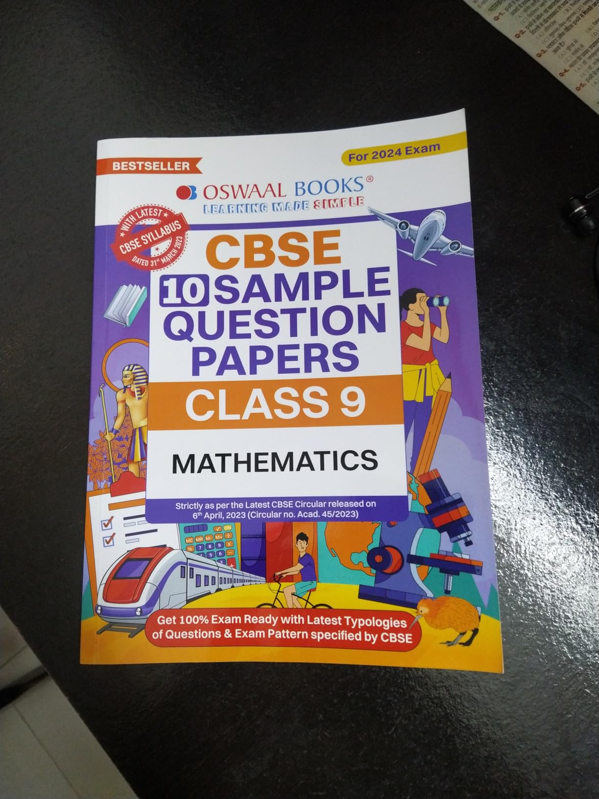 Oswaal CBSE Sample Question Papers Class 9 Mathematics Book (For 2024 ...
