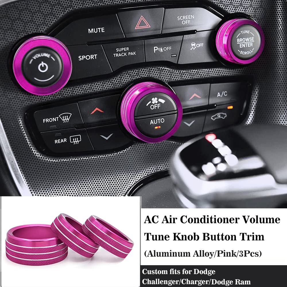 Snapklik.com : Auprite Climate Control Knob Covers For Challenger ...