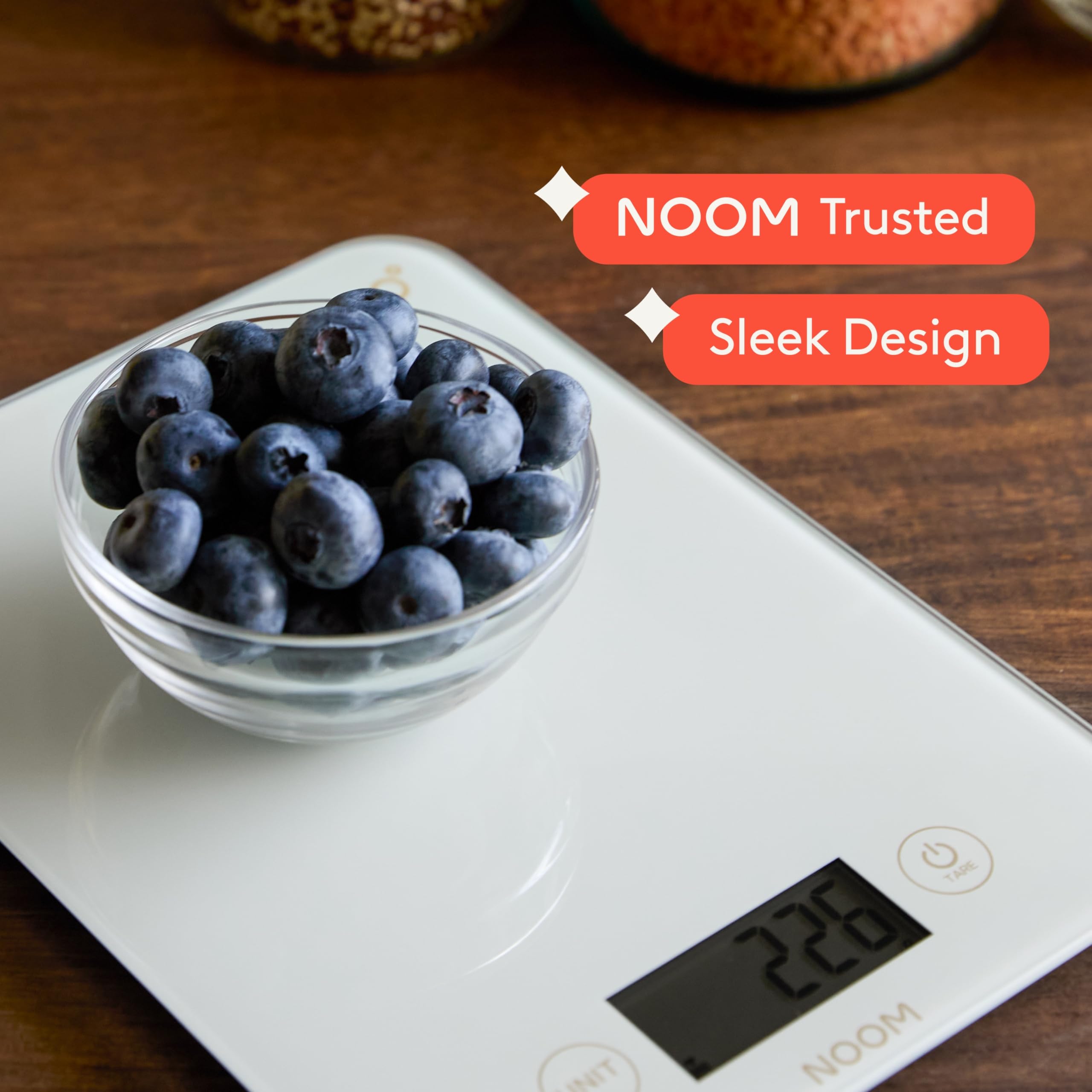 Snapklik.com : Noom Digital Kitchen Scale: Accurate Precision, LCD ...