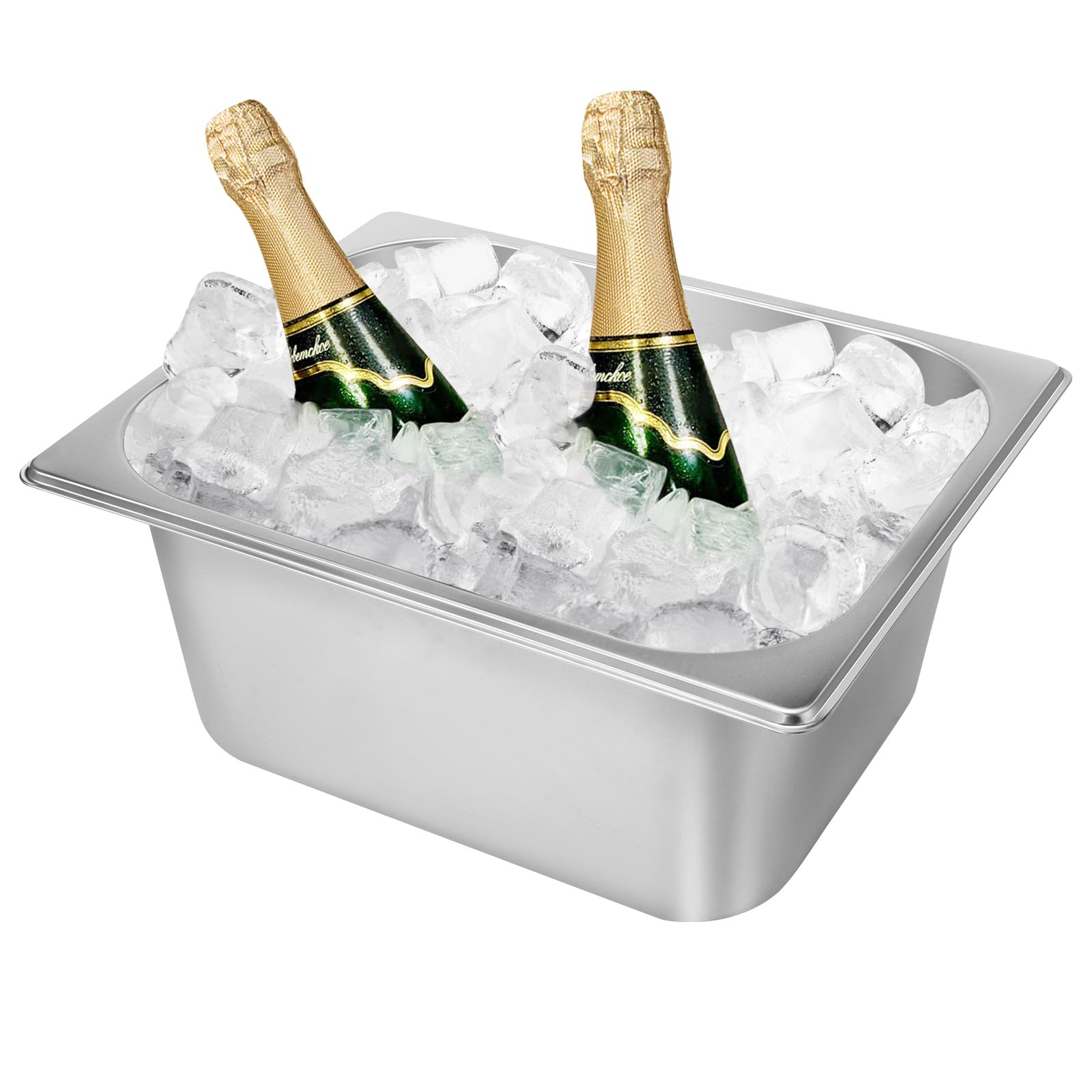Amazon.com: Ice Bucket, Stainless Steel Ice Buckets for Parties for ...