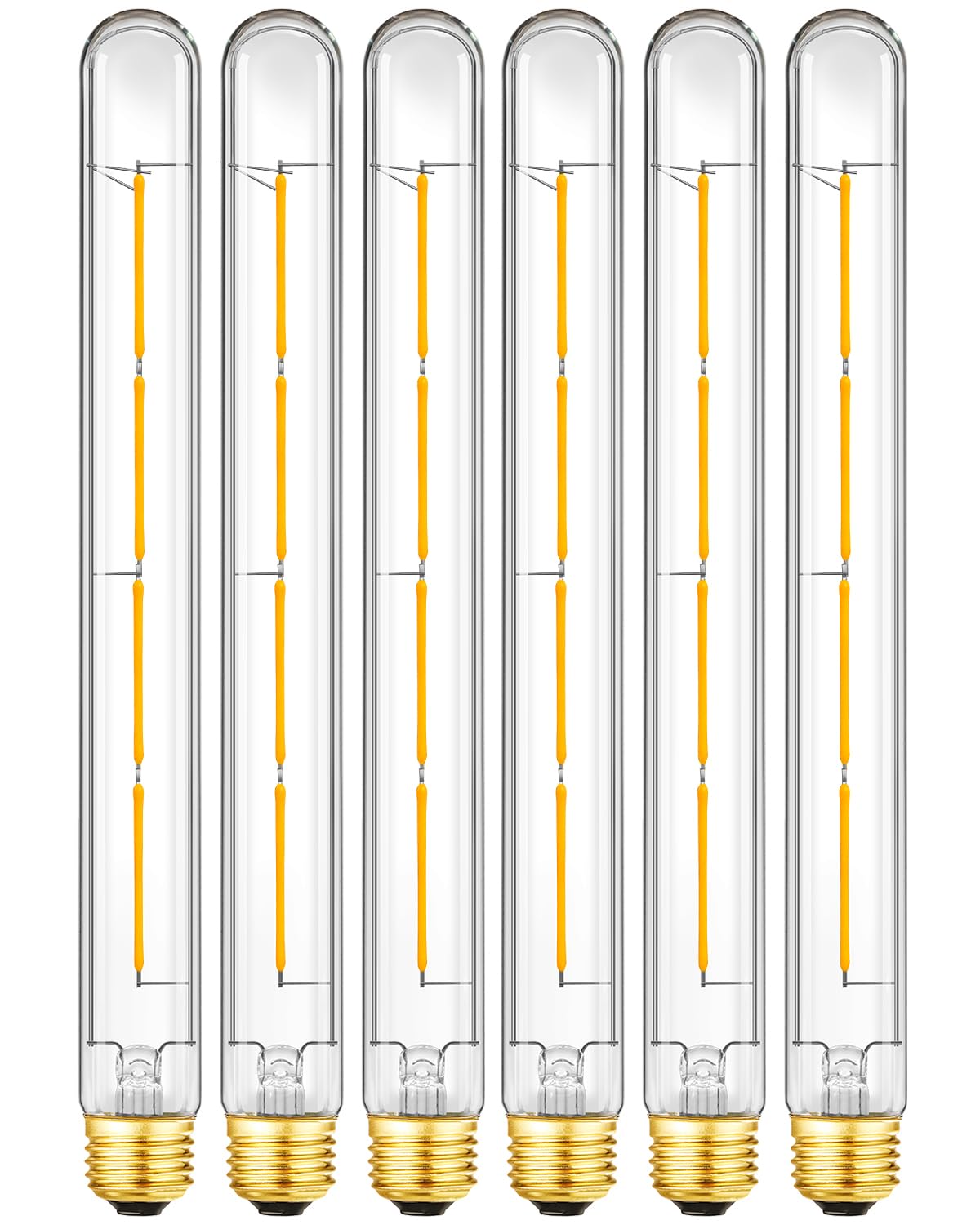 LVYE LED Tubular Light Bulbs,E26 Dimmable Long Led Bulbs,6W Equal 60 ...