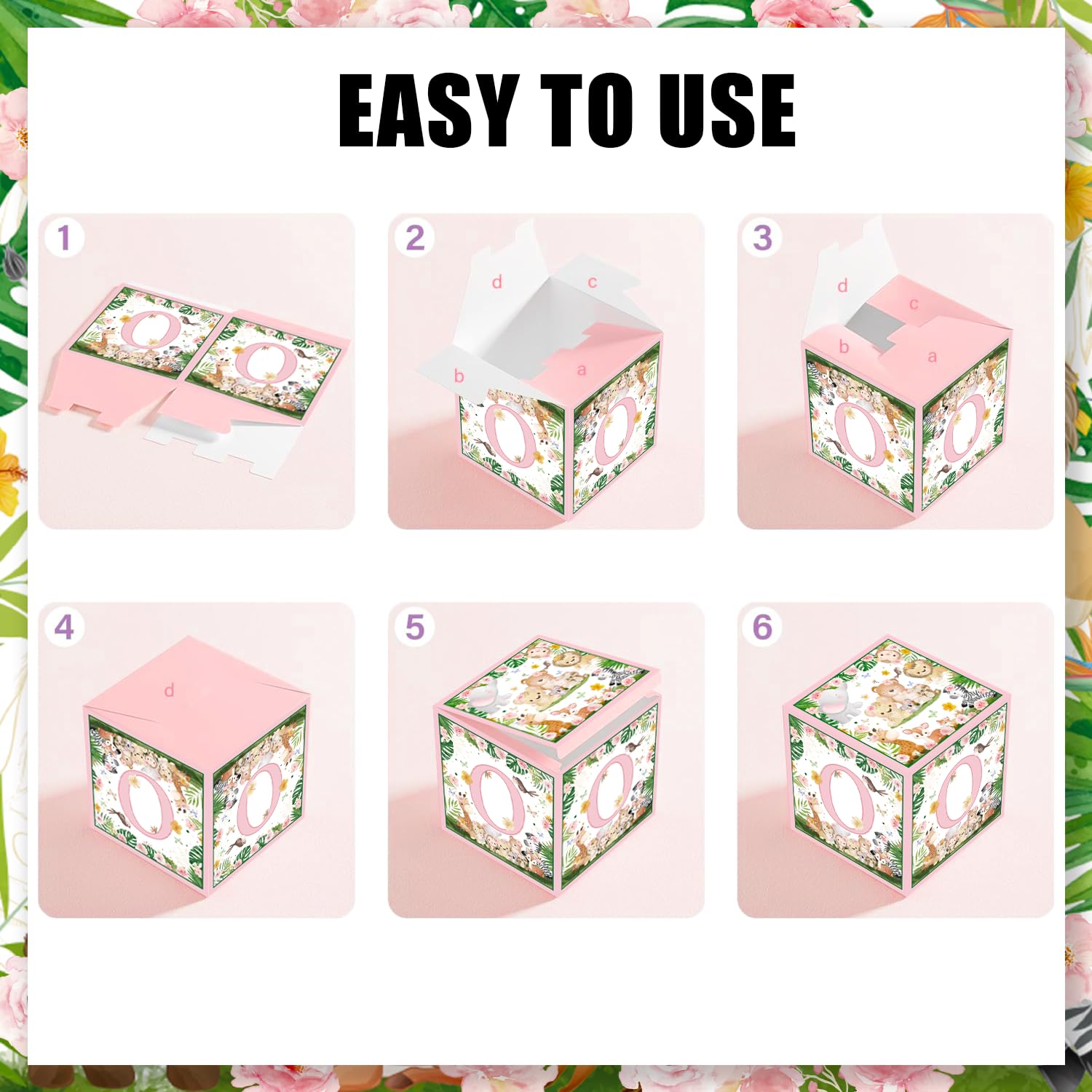 Snapklik.com : Morabloomy 3Pcs Wild One Birthday Decorations Girl ...